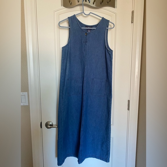 Original Ty Wear | Dresses | Original Ty Wear Denim Dress Jumper Size ...